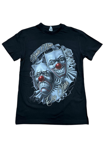 Smile Now Cry Later Red Nose Graphic – Concept Apparel